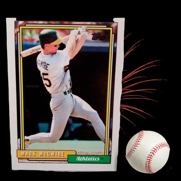 Other | Baseball Card Mark Mcgwire 45 | Poshmark